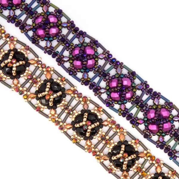 Mini GemDuo Jet Full Sliperit- Matubo Beads | Eureka Crystal Beads