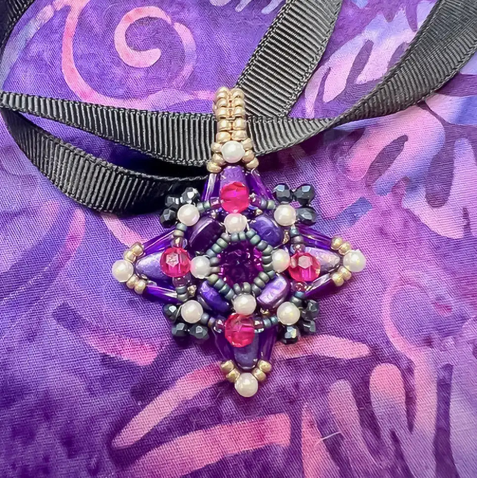 Lilith Pendant Beading DIY Tutorial | Eureka Crystal Beads