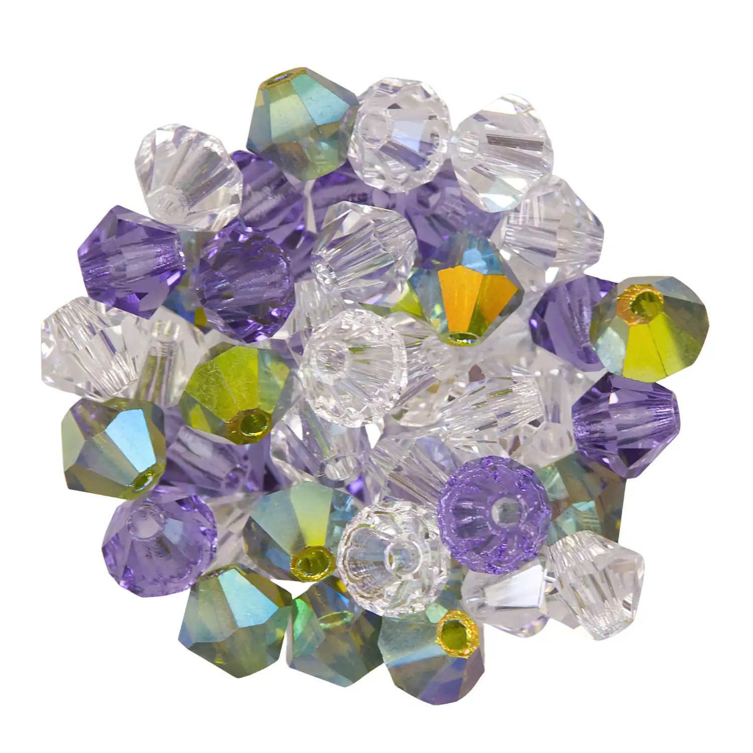 Preciosa Crystal Bicone Beads 4mm TWILIGHT CASTLE Mix