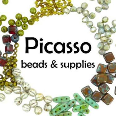 Picasso Beads and Supplies, Picasso colored Jewelery | Eureka Crystal Beads
