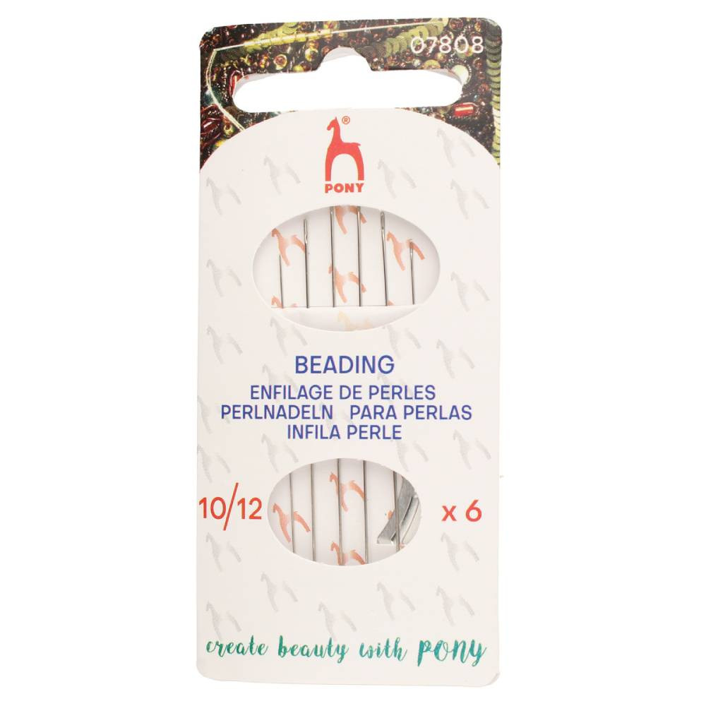 Pony Beading Needles Sizes #10 - English Needles | Eureka Crystal Beads