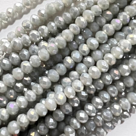 Faceted Chinese Crystal Spacer Bead - 3x2mm | Eureka Crystal Beads