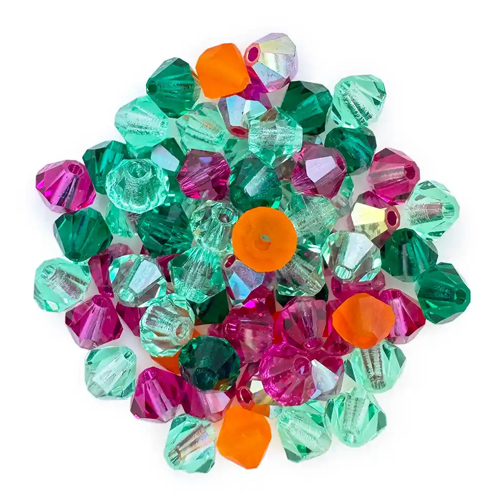 Preciosa Crystal Bicone Beads 4mm VINTAGE DREAMS Mix
