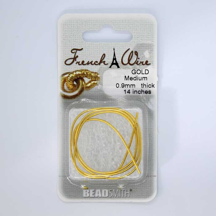 French Wire - Silver French Wire 0.9mm | Eureka Crystal Beads