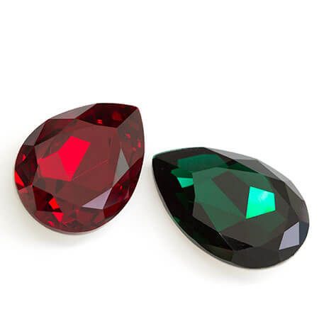 Krakovski Crystal Tear Drop 20x30mm SIAM