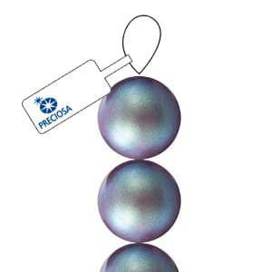 Preciosa Maxima 4mm Round PEARLESCENT WHITE Pearls | Eureka Crystal Beads