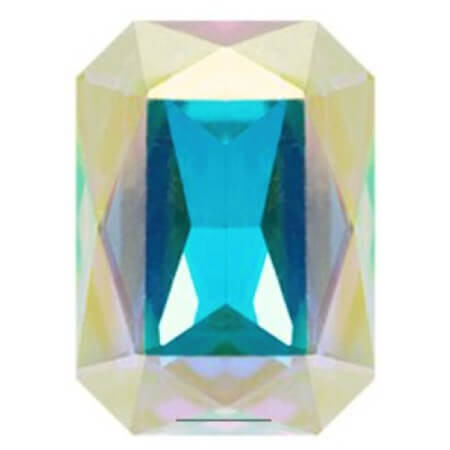 Krakovski Crystal Octagon Stone 10x14mm EMERALD