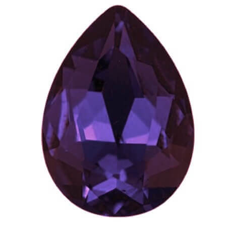 Krakovski Crystal Tear Drop 18x25mm LIGHT SIAM
