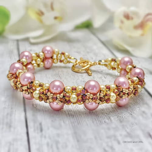 Pavé Crystal & Pearl Bracelet | EUREKA CRYSTAL BEADS
