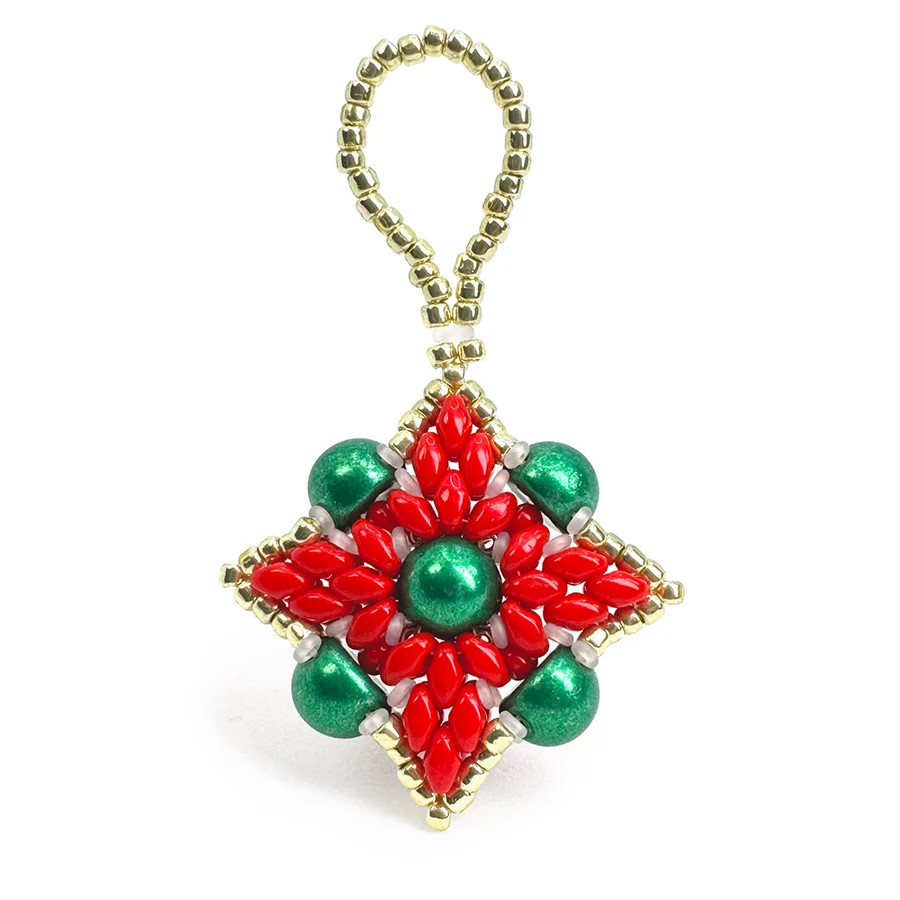 Winter Solstice DIY Ornament Cover Tutorial | Eureka Crystal Beads