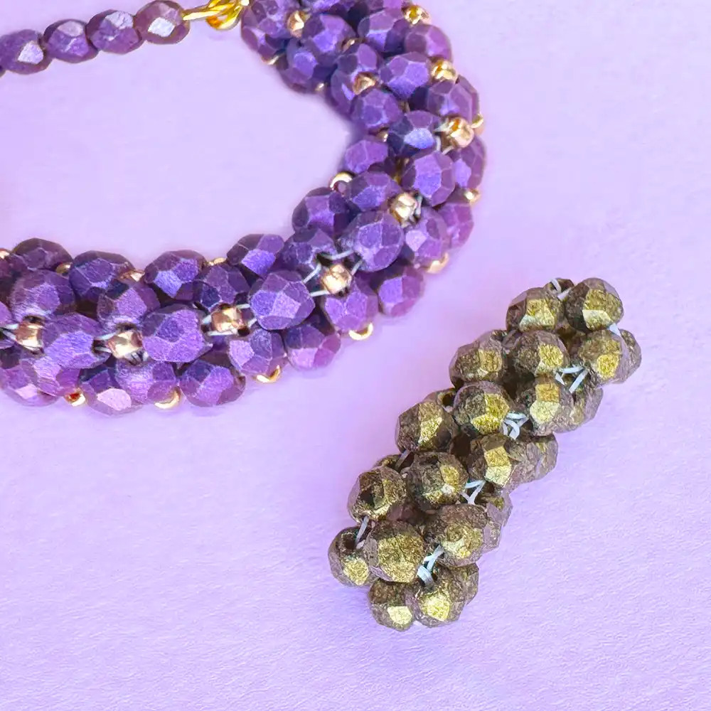 Beginner's Guide to Cubic Right Angle Weave | Eureka Crystal Beads