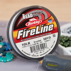 FireLine Beading Thread 10LB CRYSTAL .008" -50 Yards