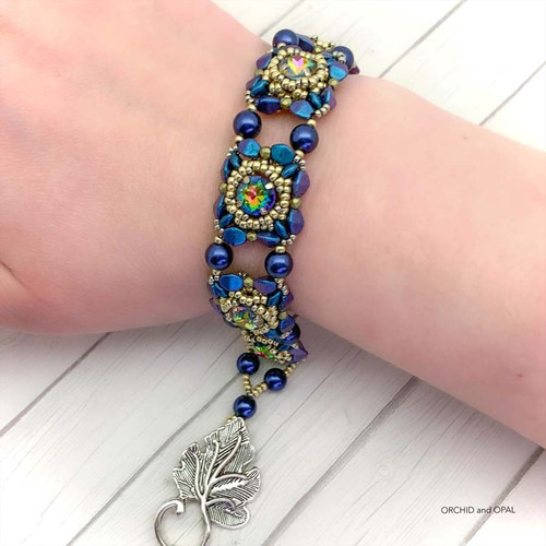 Merlot Crystal Chaton Bracelet Tutorial | Eureka Crystal Beads