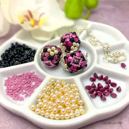 Beaded DIY Flowers Tutorial | Eureka Crystal Beads