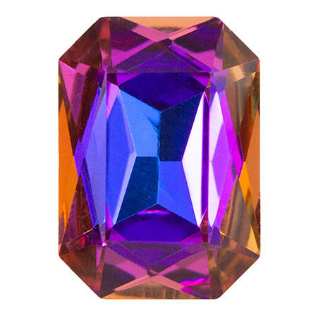 Krakovski Crystal Octagon Stone 10x14mm EMERALD