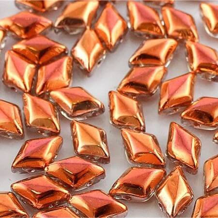 Mini GemDuo beads - Czech Glass Beads | Eureka Crystal Beads