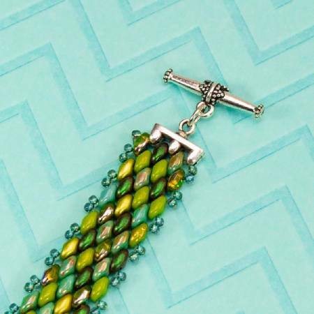 How to make an Easy and Fast Superduo Bracelet| EUREKA CRYSTAL BEADS