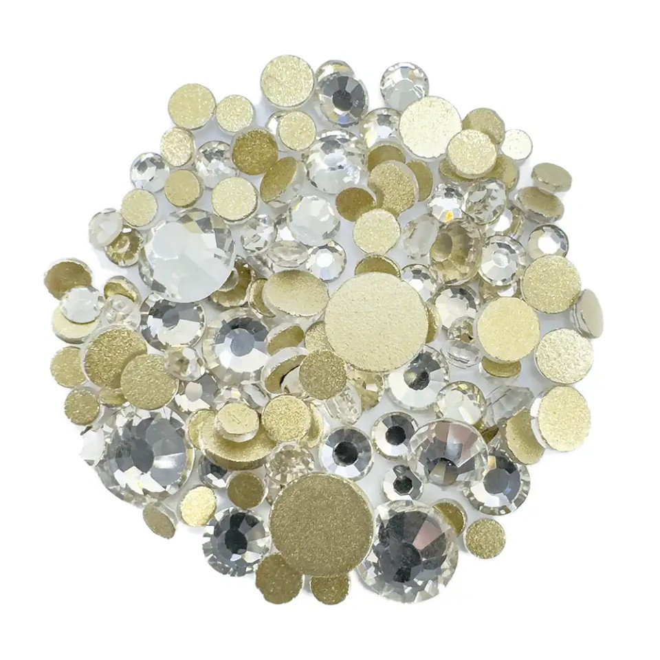 Krakovski Flat Back Rhinestones CRYSTAL VOLCANO Assorted SS4-SS20