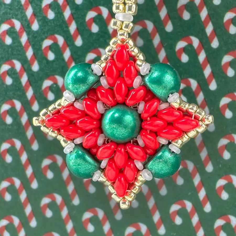 Winter Solstice DIY Ornament Cover Tutorial | Eureka Crystal Beads