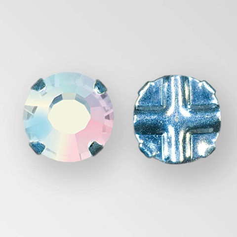 Extra Quality Rose Montees ss20 Crystal AB - Preciosa Crystals