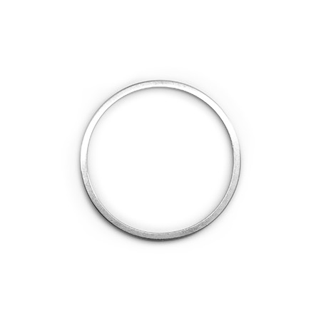 Frame Link CIRCLE Connector 20mm STAINLESS STEEL | Eureka Crystal Beads