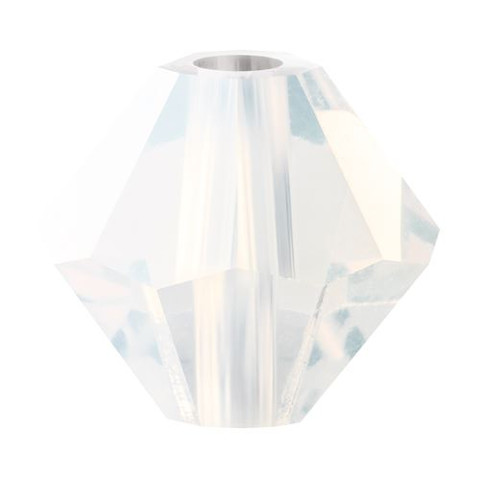 Preciosa Crystal Bicone Beads 4mm WHITE OPAL