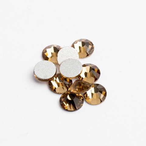 FLAT BACKS ss20 Light Colorado Topaz by Crystal Lane