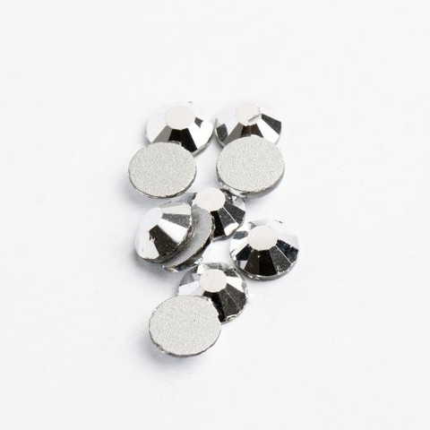 FLAT BACKS ss20 Metallic Silver by Crystal Lane | EUREKA CRYSTAL BEADS