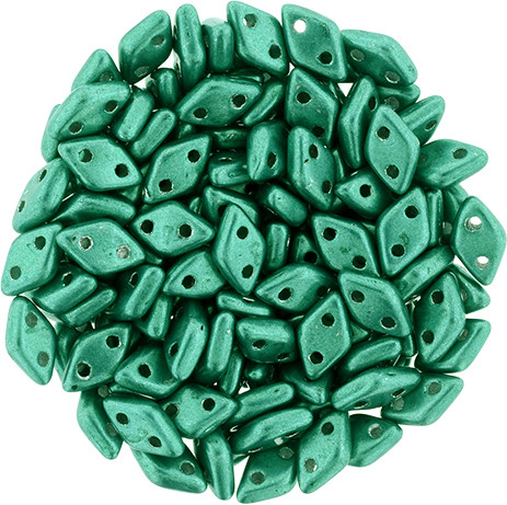 2-Hole Diamond Beads SATURATED METALLIC ARCADIA