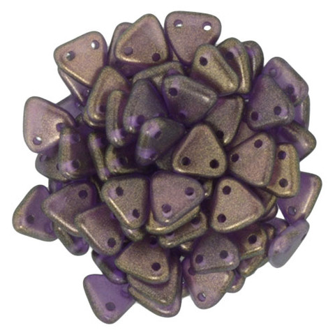 2-Hole TRIANGLE Beads HALO REGAL| EUREKA CRYSTAL BEADS