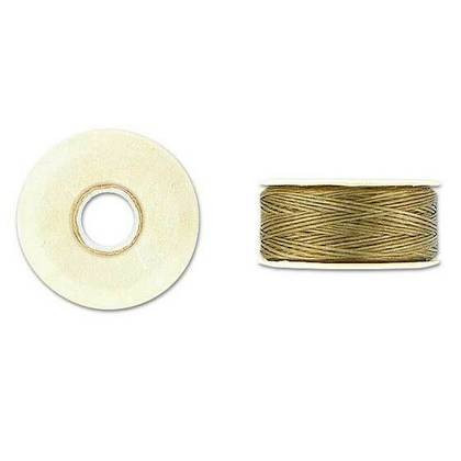 Nymo D Bobbin Beading Thread SAND ASH | EUREKA CRYSTAL BEADS