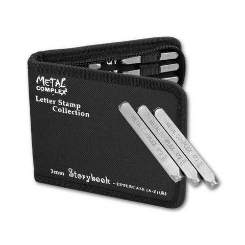 STORYBOOK ALPHABET METAL STAMP SET 3mm Upper Case