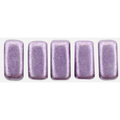 2-Hole Brick Beads CzechMates SATURATED METALLIC GRAPEADE
