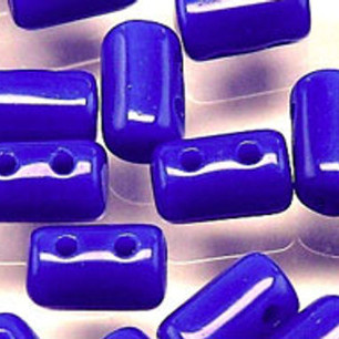 RULLA Czech Glass Beads 5x3mm OPAQUE BLUE| EUREKA CRYSTAL BEADS