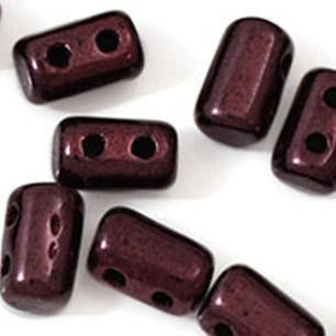 RULLA Czech Glass Beads 5x3mm LUSTER METALLIC AMETHYST