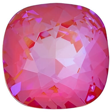 ELITE Eureka Crystal Cushion Fancy Stone 10mm ROYAL RED DELITE LacquerPRO