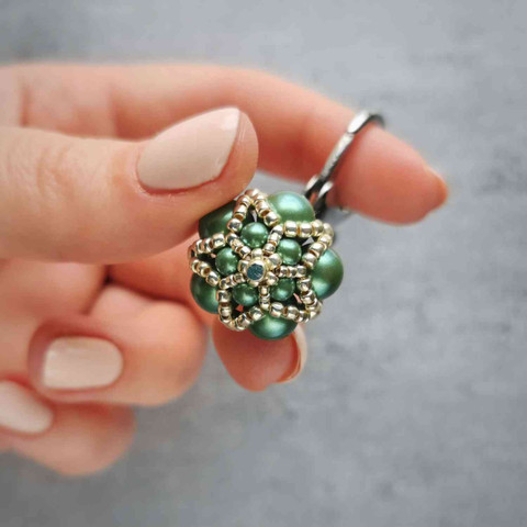 Flying Saucer Mother’s Day Keychain | Eureka Crystal Beads