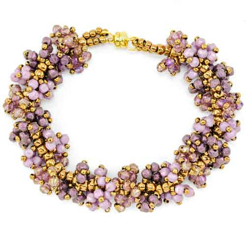 English Ruffle Bracelet and Necklace Pattern | EUREKA CRYSTAL BEADS