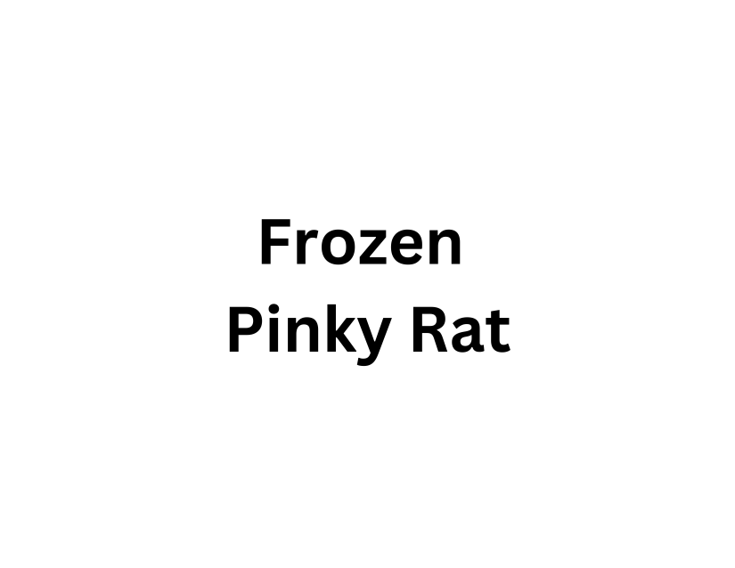 Frozen Pinky Rat