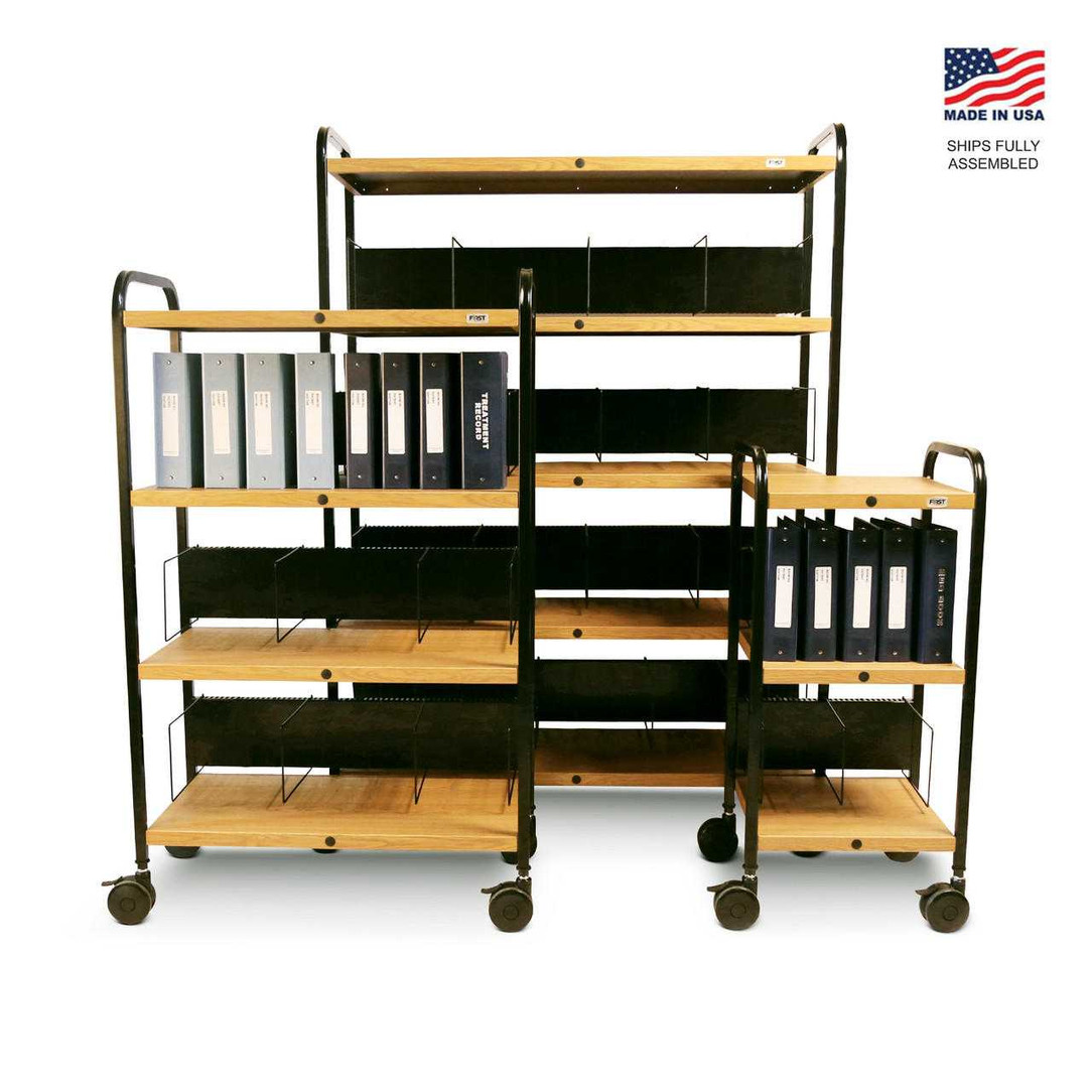 MOV-IT Elite Chart Rack – Mobile Medical Chart Rack for Healthcare ...