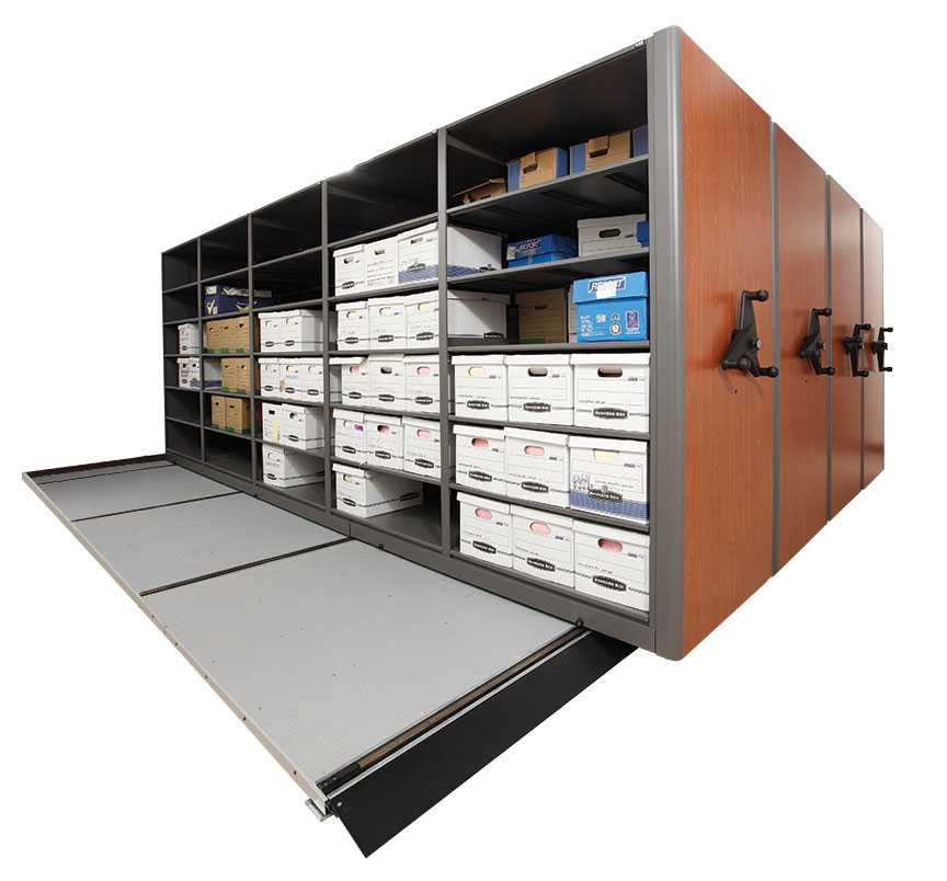Mobile Aisle Shelf Storage - First Products