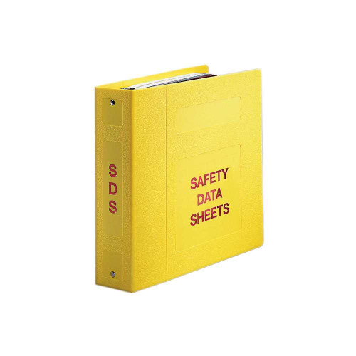 SDS Binder Safety Data Sheet Manual: Side Open Cover