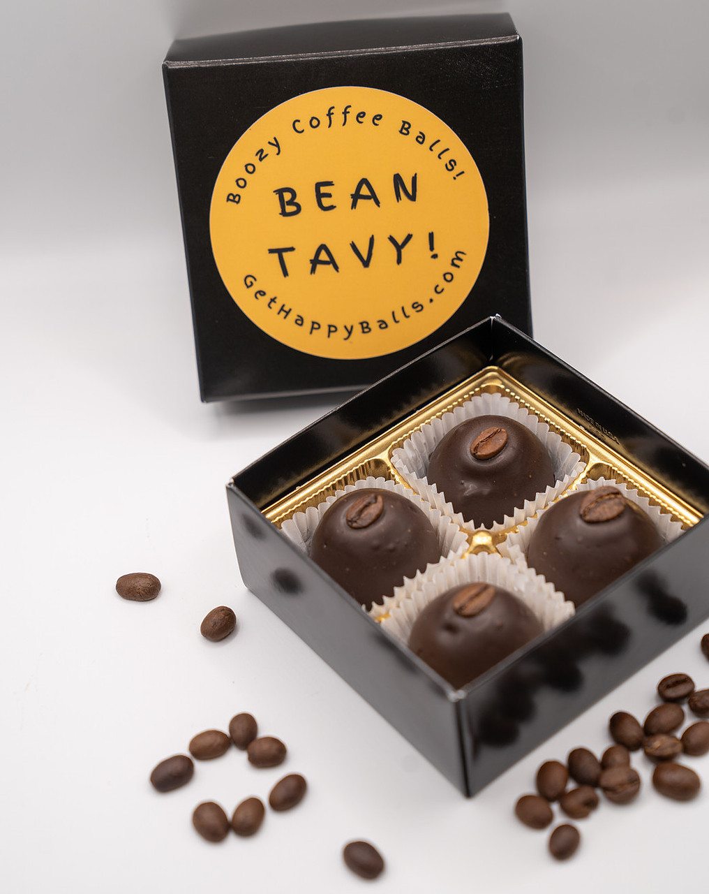 Boozy Coffee Balls! BEAN TAVY! 4-pack