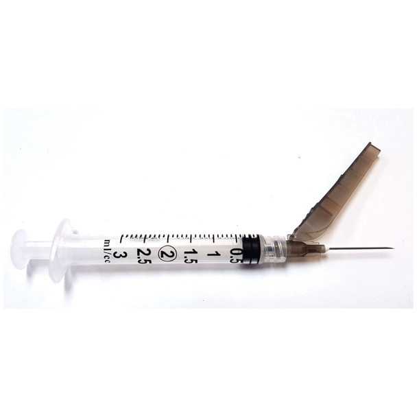 3cc 22gx1 Syringe/Needle Safety 50/box Exel# 27102