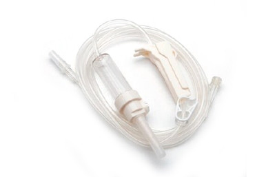 IV Administration Set Y-Injection Site 78" 15 Drops/mL Priming Volume ...