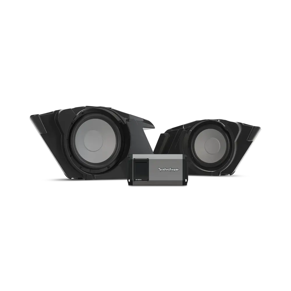 Plex Audio 2014 + H-D Dual 10" Saddlebag Subwoofer Kit