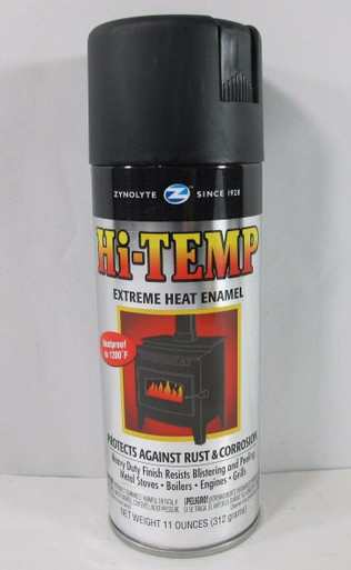 Aervoe Z635 Hi-Temp Extreme Enamel Black 12 Oz Can