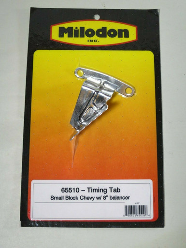 Milodon 65510 Timing Tab Small Block Chevy SBC with 8" Balancer