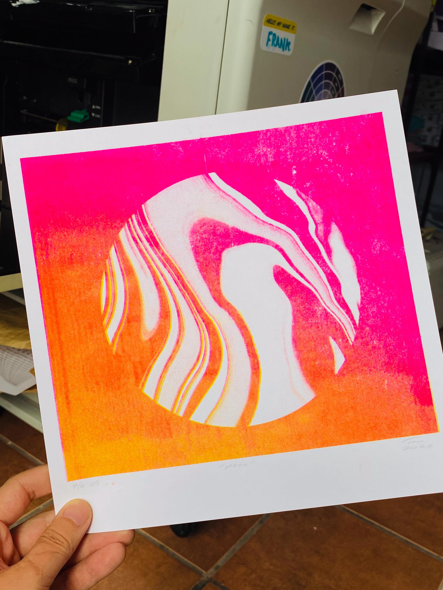 Make Two Color Risograph Art Prints | Split Arrow