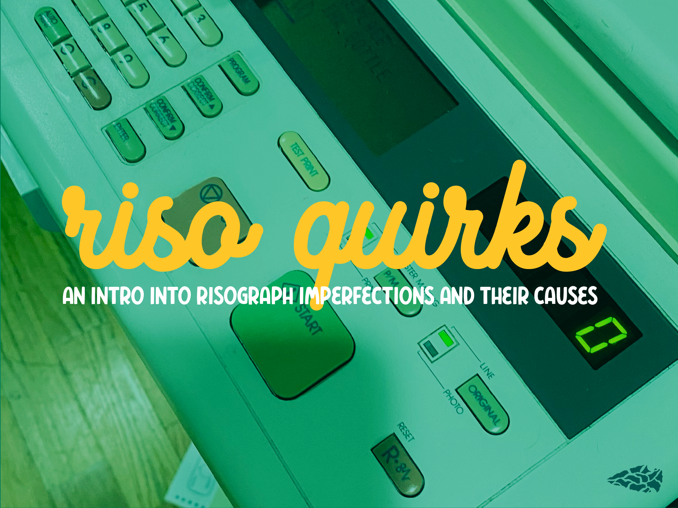 Risograph Printing Quirks: An intro into Risograph imperfections and ...